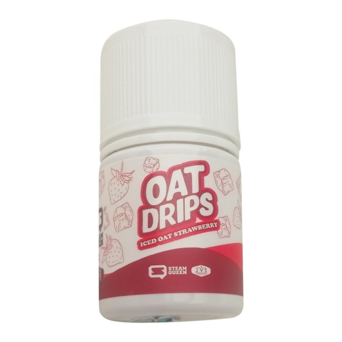 Jual OAT DRIPS V8 ICED OAT STRAWBERRY 60ML 3MG 6MG BY JVS X STEAMQUEEN ...