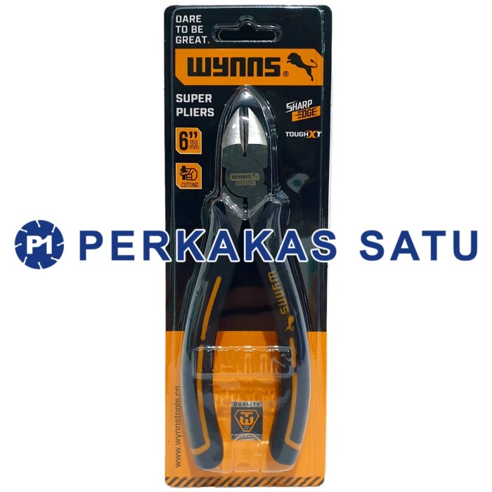 Jual TANG POTONG 6" WYNNS A012506 CUTTING DIAGONAL PLIER 6 INCI INCH ...