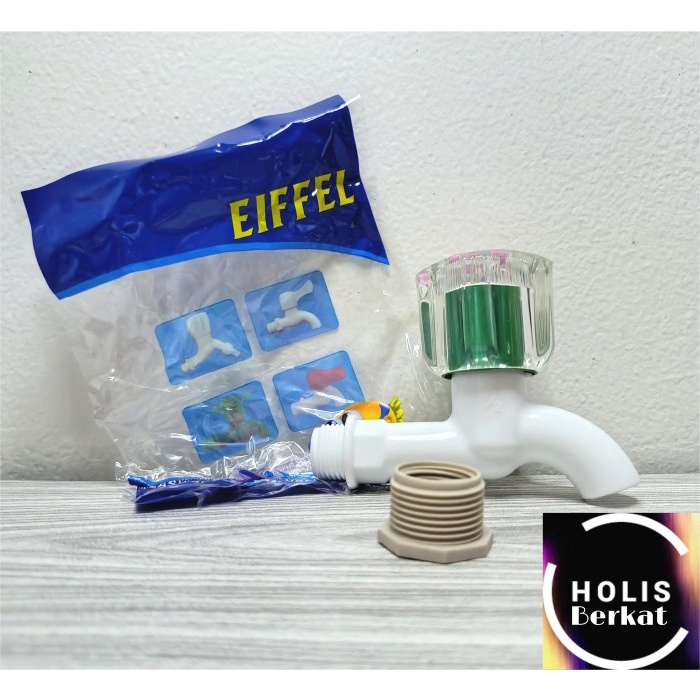 Jual Keran Plastik Drat Tembok 1/2 Inch Kran PVC TEBAL Model Putar ...