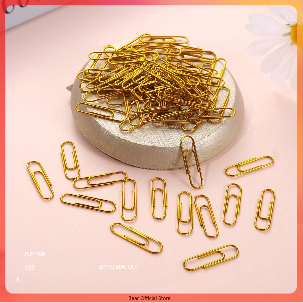 Jual Paper Clip Warna Metalic / warna macaron / Paper klip warna ...