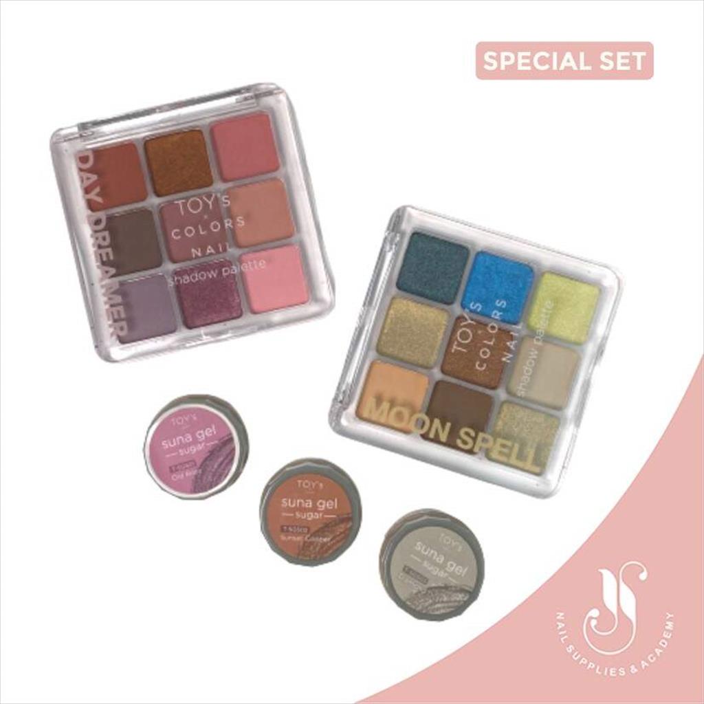 Jual SPECIAL SET TOY's x SUNA GEL Shadow Palette Kutek Kuku Gel Pot ...