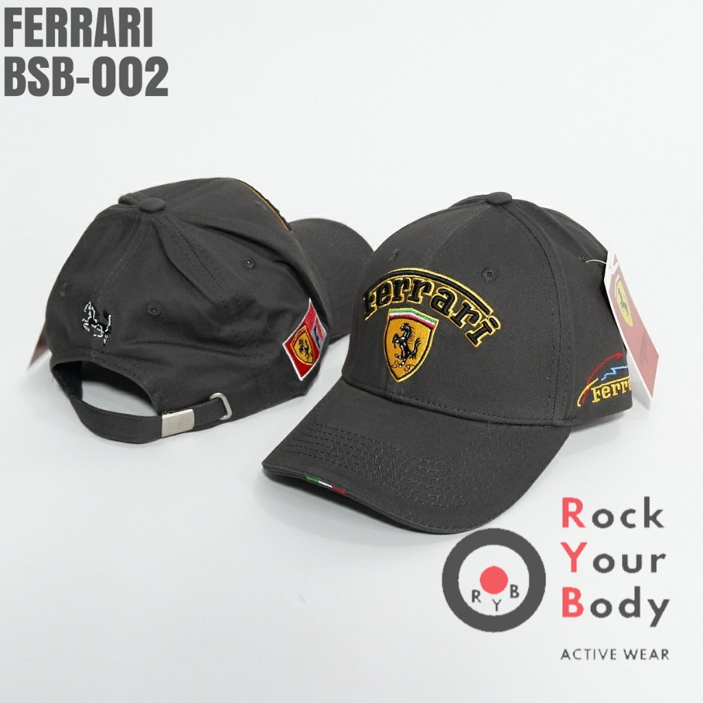 Jual Topi Sport Mobil Ferari Import Premium Ferrari / Sport Car / Race ...