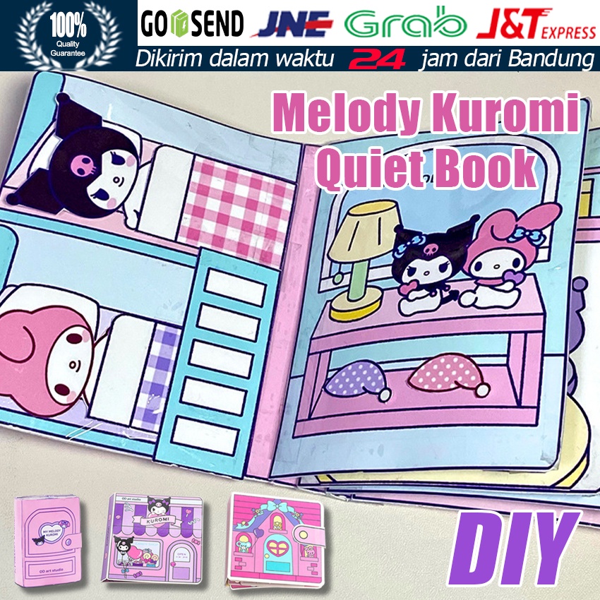 Jual Kuromi Cinnamoroll Quiet Book Diy / Mainan Sanrio Mainan Edukasi ...