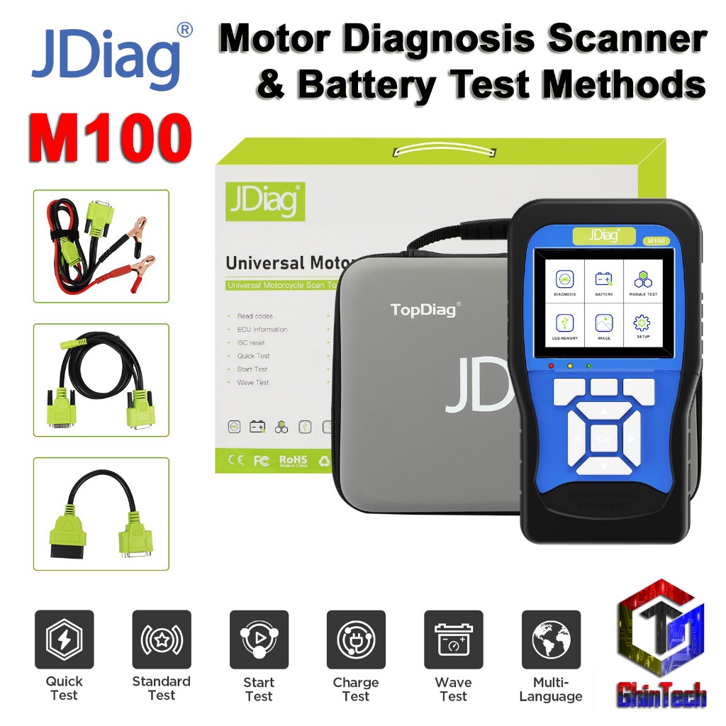 Jual JDiag M100 Motor Scanner Function Diagnostic Tool Diagnosis M 100 ...