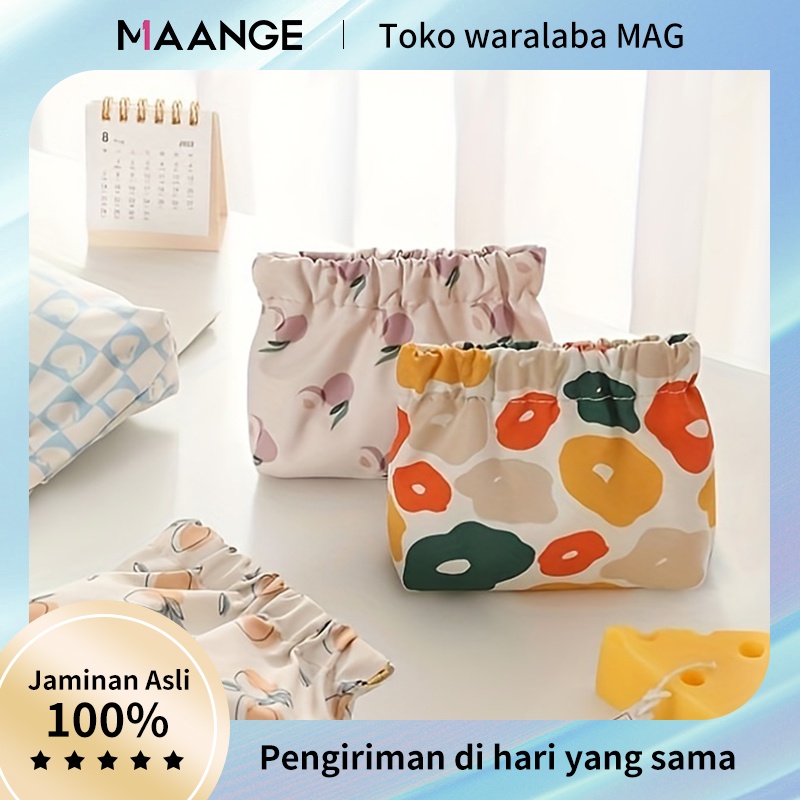 Jual MAANGE Tas Penyimpanan Kosmetik Lipstik Mini Pouch Tahan Air Dompet Kecil Kabel Data ...