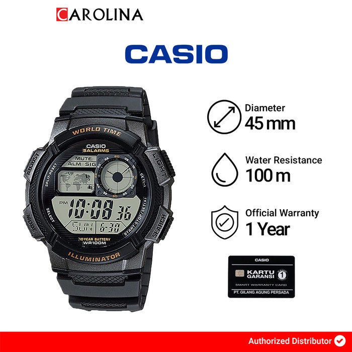 Jual promosi Jam Tangan Casio AE-1000W-1A Pria | Shopee Indonesia