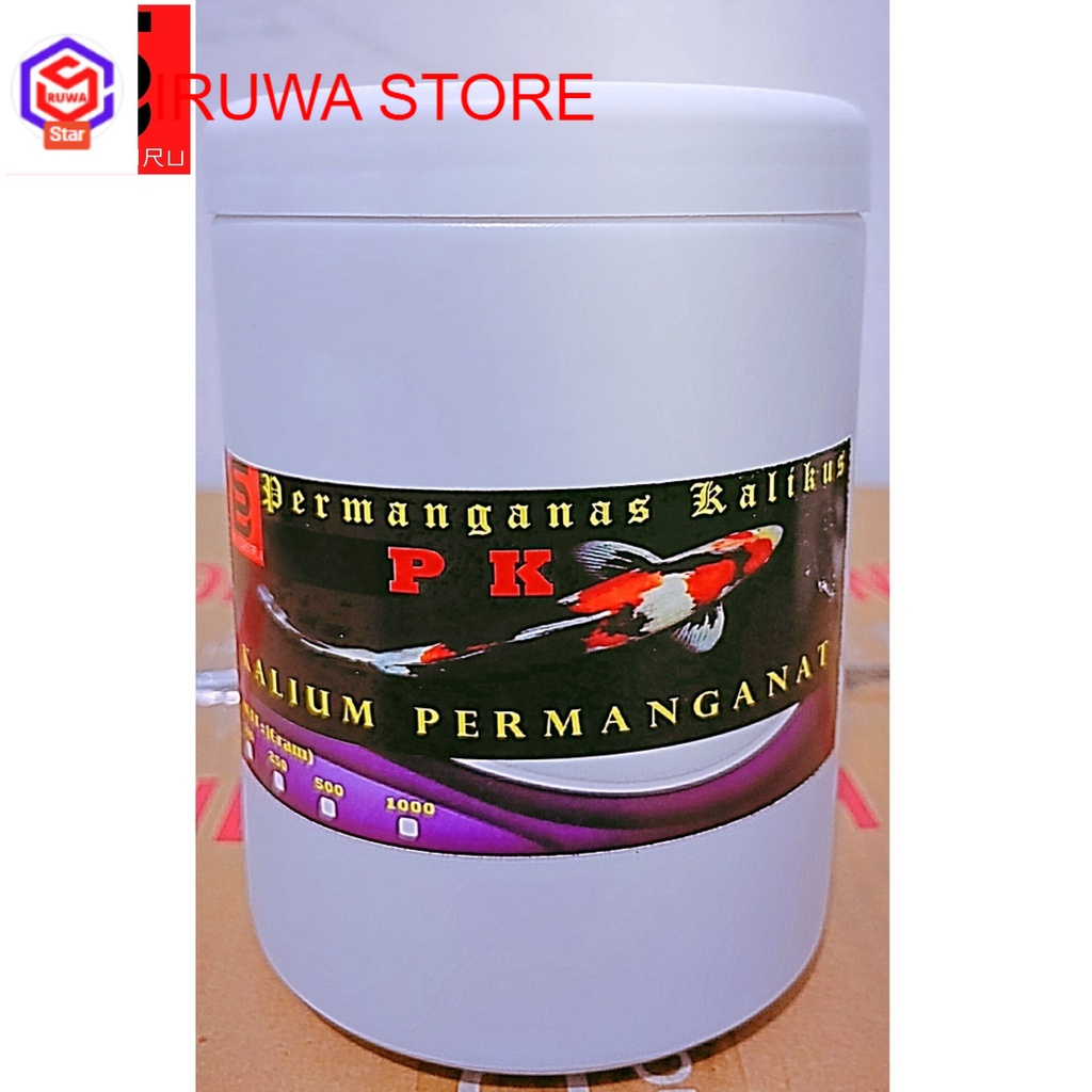 Jual PK KALIUM PERMANGANAT 1 KG PERMANGANATE OBAT IKAN KOI OBAT CACAR ...