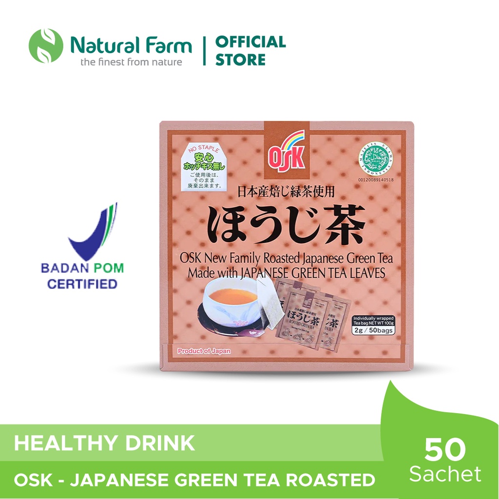 Jual Osk Japanese Green Tea Roasted - 50 Sachet | Shopee Indonesia