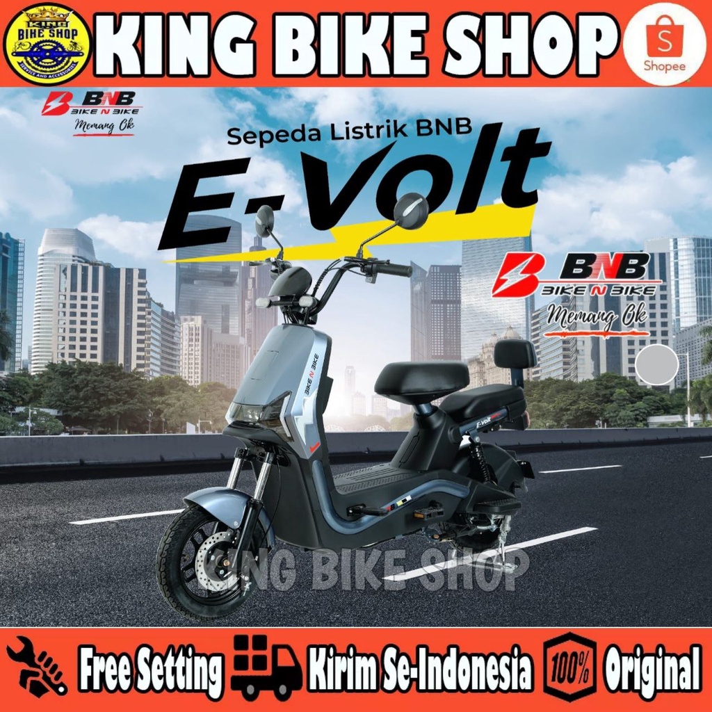 Jual Sepeda Listrik BNB E-VOLT 500Watt Electric E Bike | Shopee Indonesia
