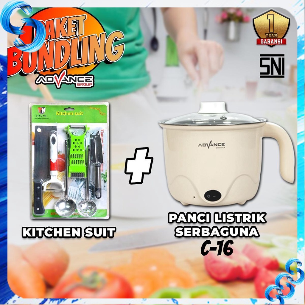 Jual Advance Exclusive Bundling Deal !! Panci Listrik C16 + Kitchen ...