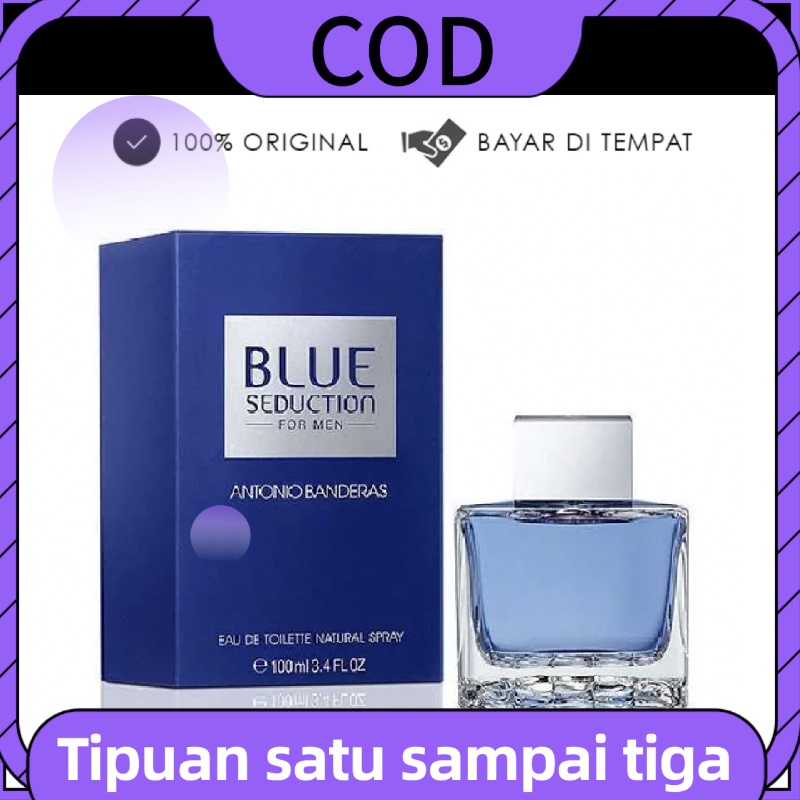 Jual (COD) Antonio Banderas Blue Seduction Man - 100 ML | Shopee Indonesia