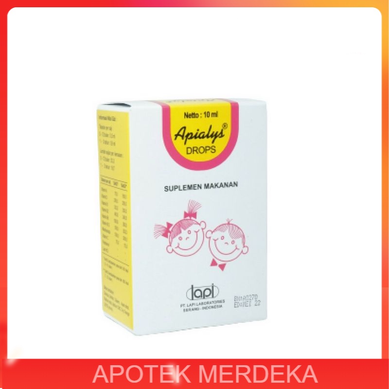 Jual Apialys Drops 10ml / Multivitamin Apialis Drop 10 ml | Shopee ...