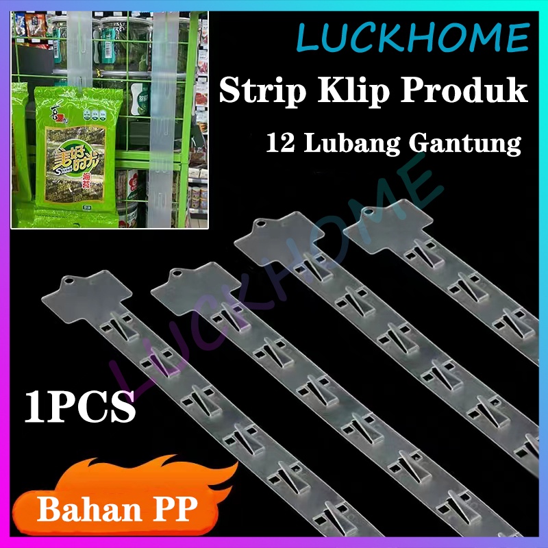 Jual Klip Display Snack Strip Gantung Plastik PP Sell Strip Gantungan ...