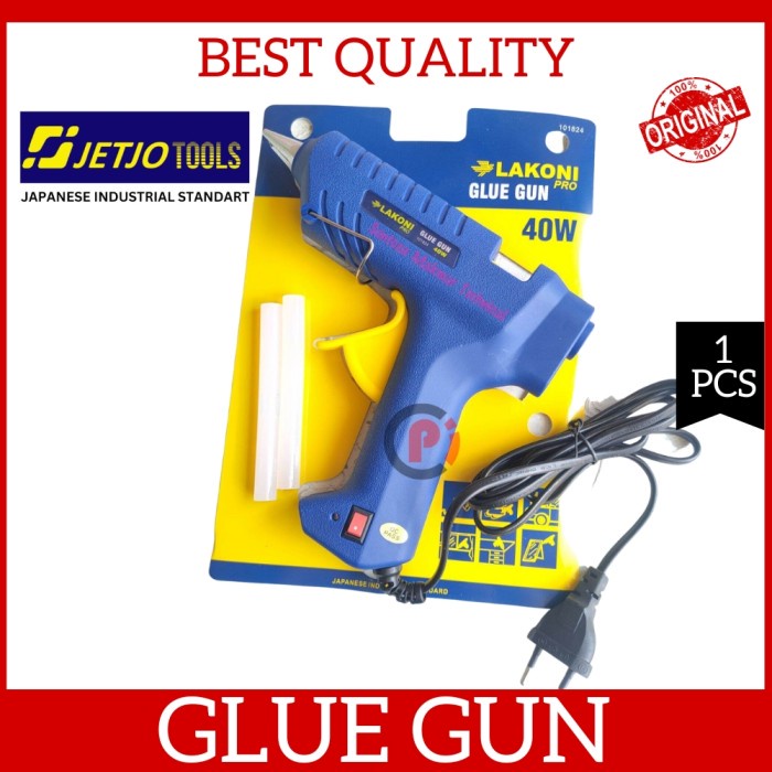 Jual JETJO TOOLS Glue Gun Lem Tembak Stick Lem Lilin Besar 40 Watt 40W ...