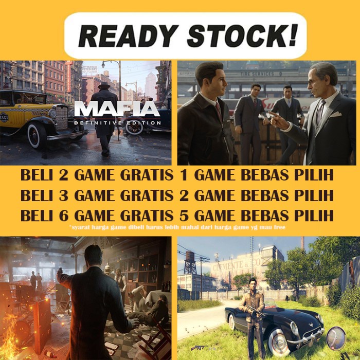 Jual MURAH- Mafia Definitive Edition PC ORIGINAL + FULL DLC - DVD 39GB- 1.2.23 | Shopee Indonesia