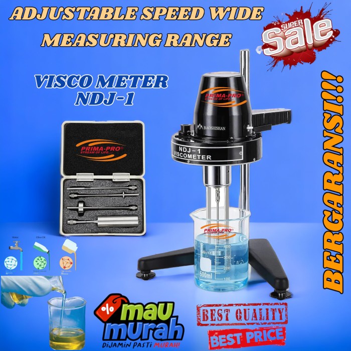 Jual Rotary Viscometer NDJ1 Analog Viscosity Tester Viskometer NDJ-1 ...