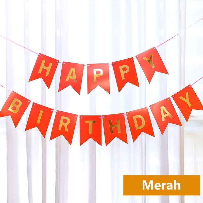 Jual GF - BANNER ULTAH SEGILIMA - Flag Tulisan Ulang Tahun Anak Spanduk ...