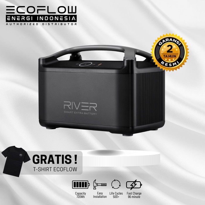 Jual ECOFLOW RIVER PRO Extra Battery Portable Power Station Genset ...