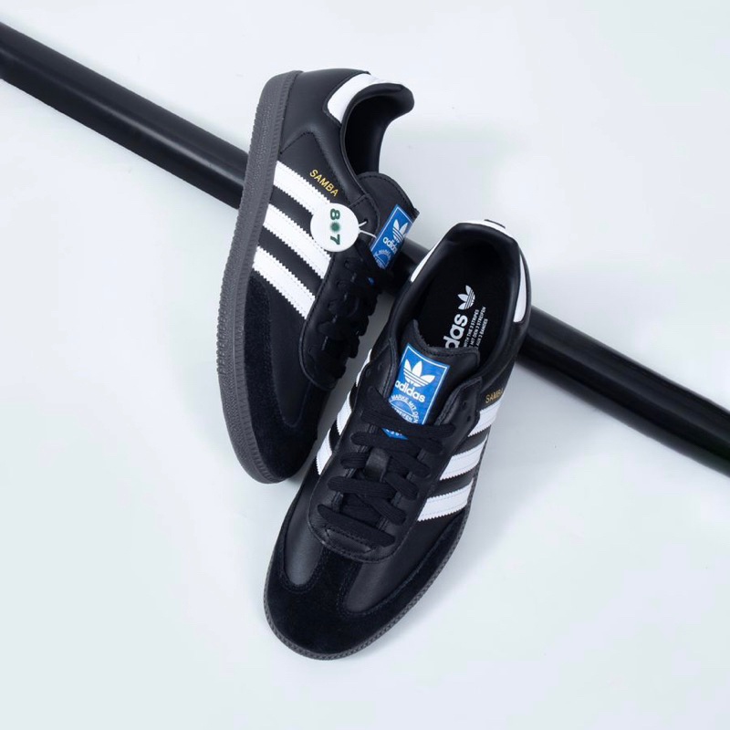 Jual Sale Addas Samba OG Black White Gum Original Terbaru Hitam Polos ...