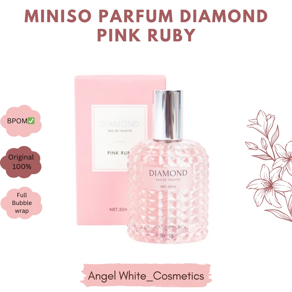 Jual MINISO PARFUM DIAMOND PINK RUBY | Shopee Indonesia