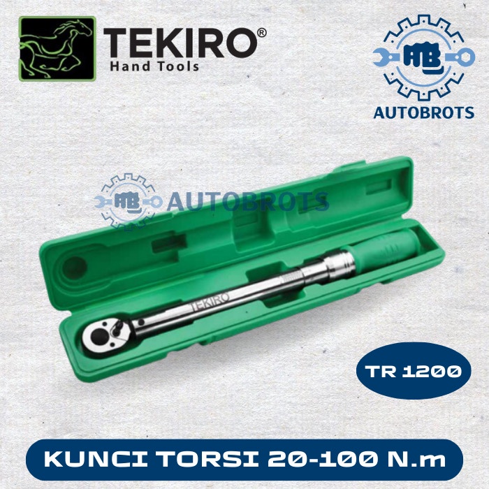 Jual TEKIRO Kunci Torsi 1/2" 20-100 Nm TR1200 Kunci Momen / Torque Wrench | Shopee Indonesia