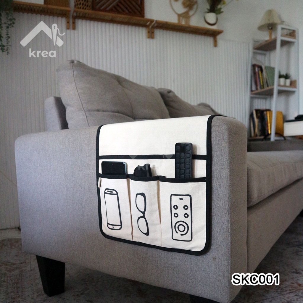 Jual Pelindung siku sofa dan saku penyimpanan motif aesthetic minimalis ...