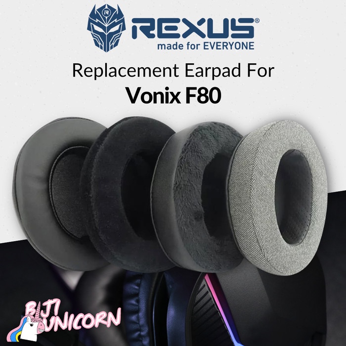 Jual Earcup Earpad Ear Cushion Headset Gaming Rexus Vonix F80 F 80 Busa ...