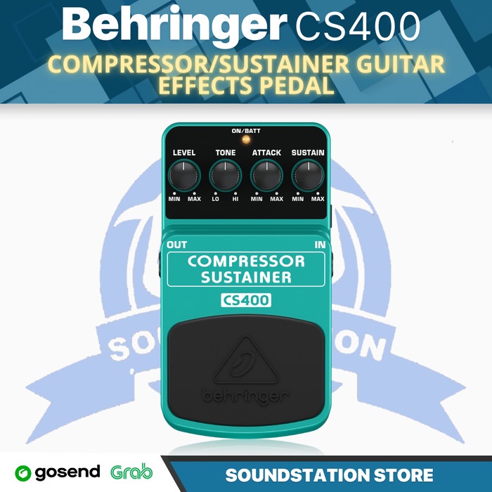 Jual Behringer CS400 Compressor/Sustainer Pedal Effect - Efek Gitar ...