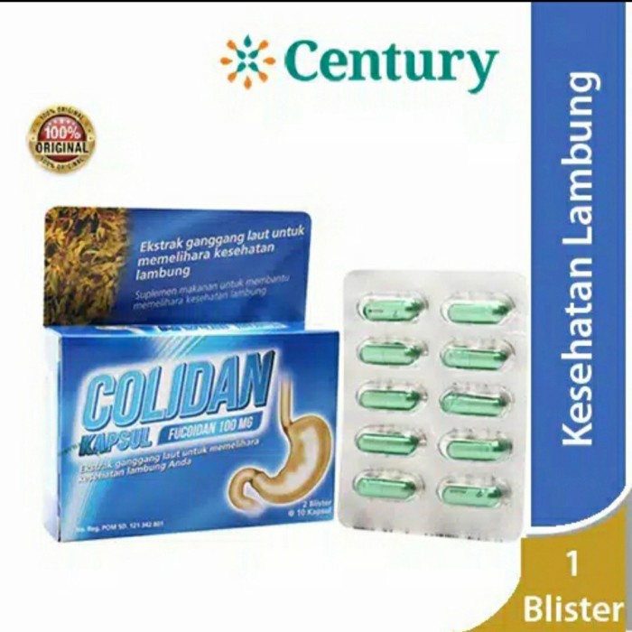 Jual Colidan Fucoidan 100mg harga per 1 strip, lambung | Shopee Indonesia