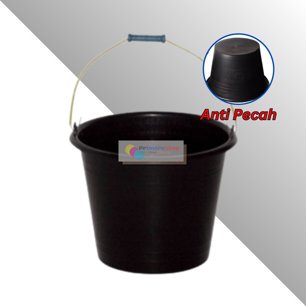 Jual Ember Plastik Aesthetic Kamar Mandi Hitam dan Anti Pecah No.18 ...