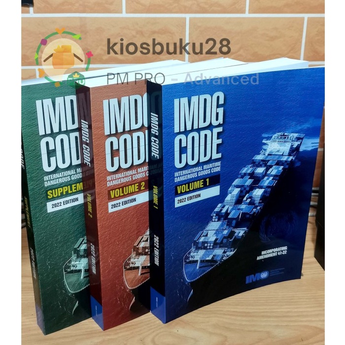 Jual Buku Teknik Pelayaran IMDG Code 2022 Edition Set Volume 1 2 ...