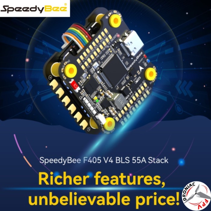 Jual Speedybee F405 V4 55A 4in1 ESC Flight Controller Stack Bluetooth ...