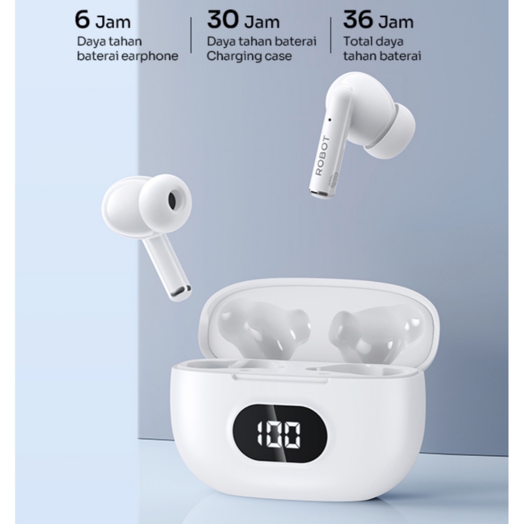Jual GG HEADSET EARPHONE TWS ROBOT T70 BLUETOOTH 5.3 CHIP HF TRUE ...