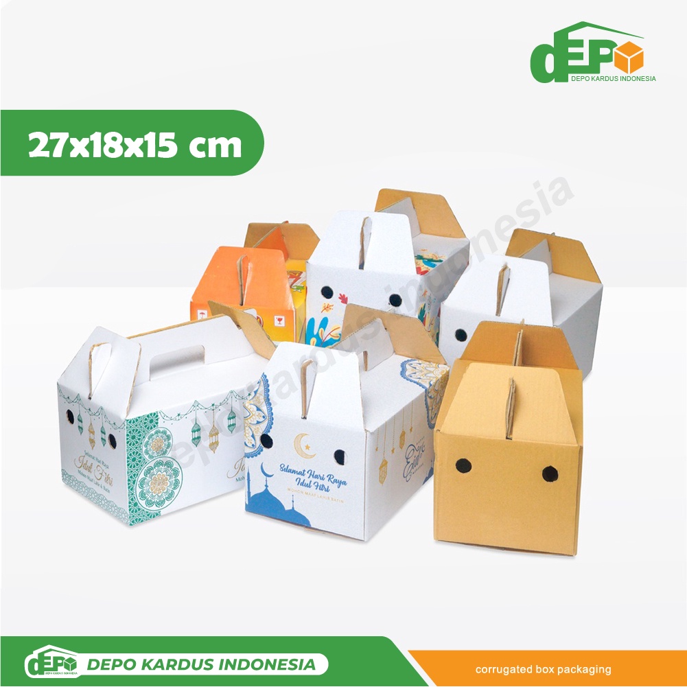 Jual Box 27X18X15 cm(Jinjing) Box Parcel/boxhandle/Kardus/Parcel ...