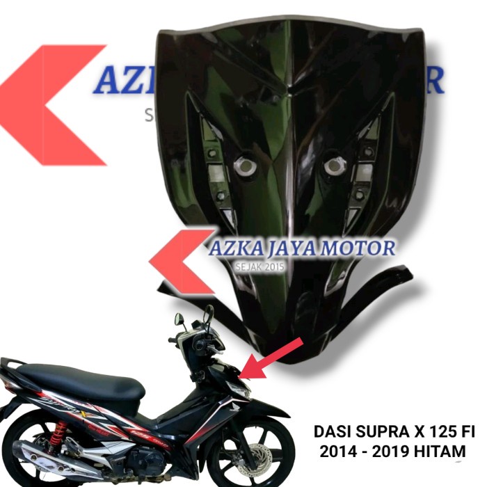 Jual ( ECERAN ) FULL BODY SUPRA X 125 FI 2014 - 2019 HITAM GLOSSY SUPRA ...