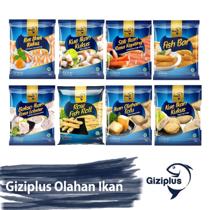 Jual GIZIPLUS Row Fish Chesee Chikuwa SeafoodTofu Crab Stick Lobster ...
