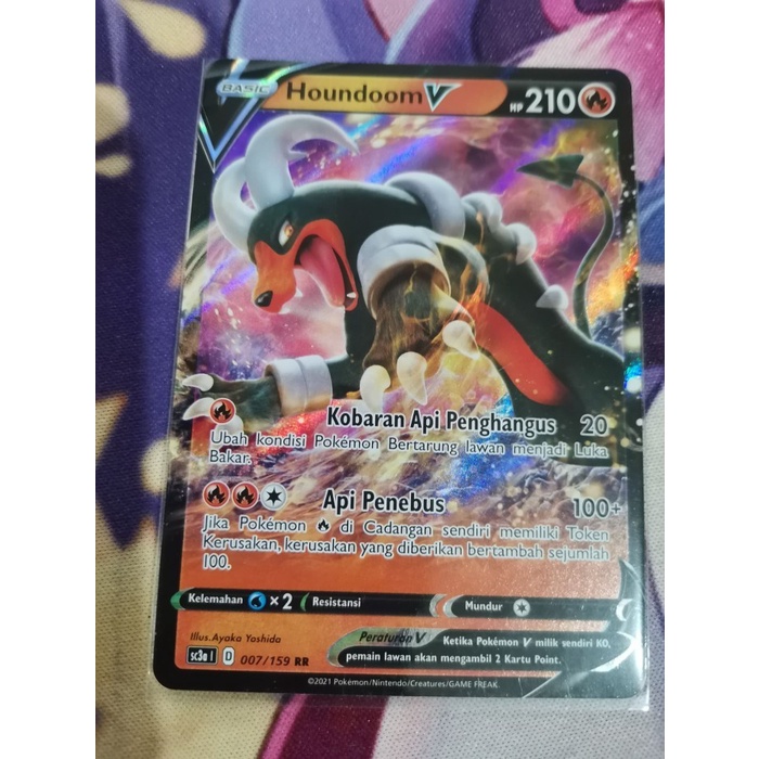 Jual Pokemon TCG indonesia Houndoom V | Shopee Indonesia