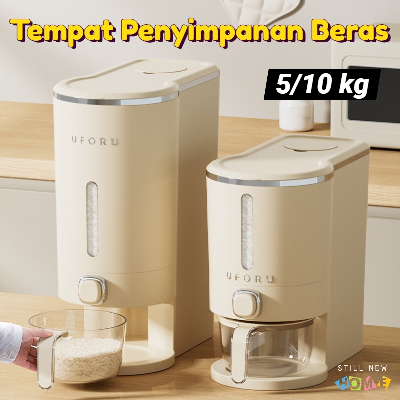 Jual Dispenser Beras 10kg / Tempat Penyimpanan Beras / Tempat Beras Serbaguna / Tempat Wadah ...