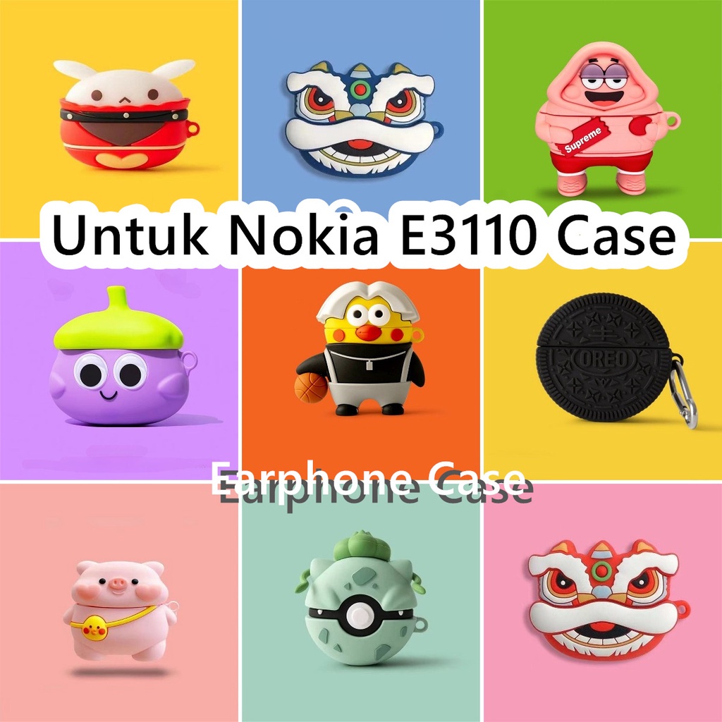Jual 【inovasi】Untuk Nokia E3110 Case Trendi Kartun Ayam Kuning Kecil Soft Silicone Earphone Case ...