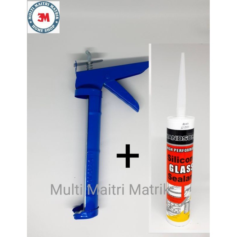 Jual Alat tembak lem kaca botol seng paket + lem kaca botol murah /lem ...
