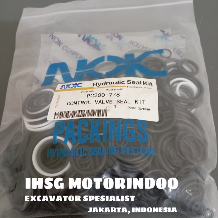 Jual SEAL KIT CONTROL VALVE PC200-7 PC200-8 1SET SEALKIT OEM | Shopee ...