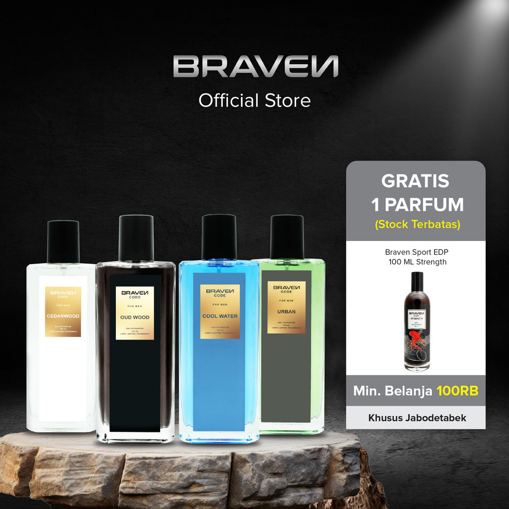 Jual Braven Code Eau De Parfum 100ml - Parfum Pria | Shopee Indonesia