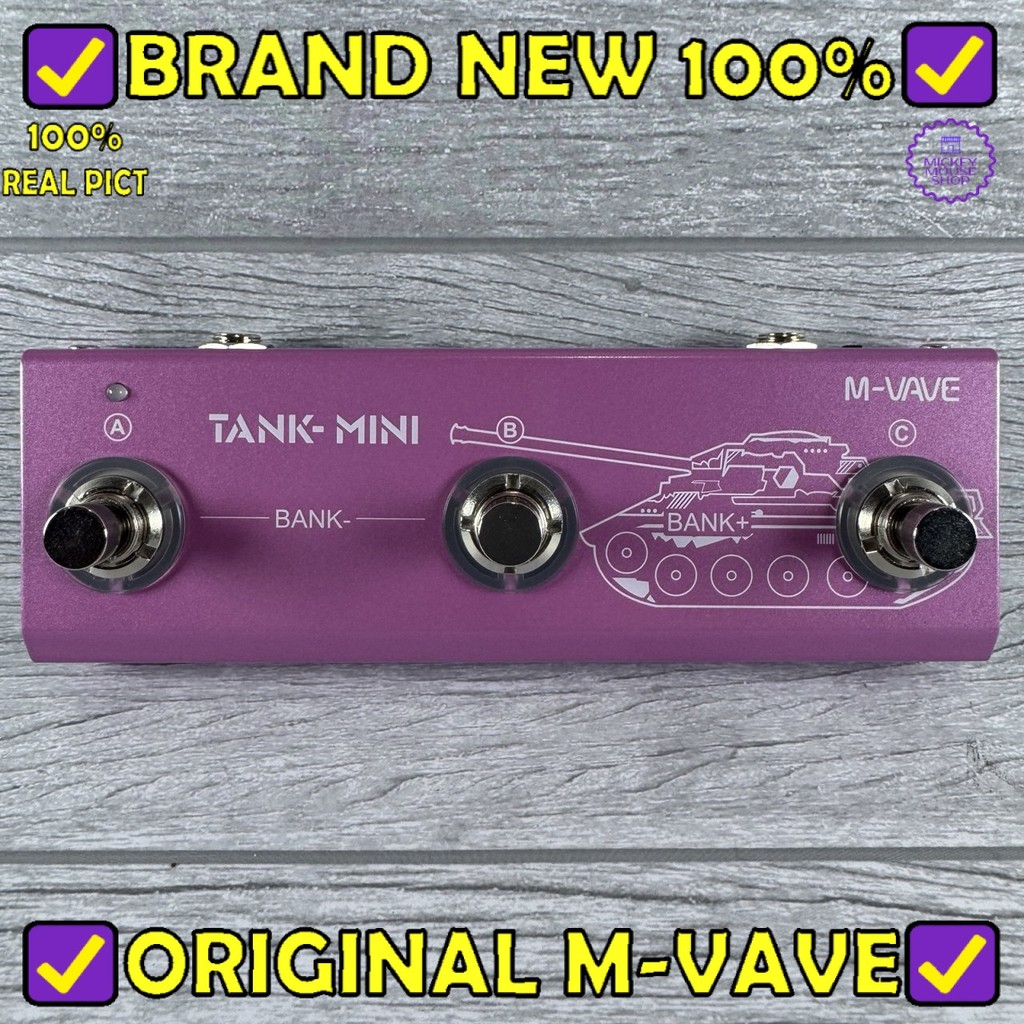 Jual Efek Gitar M-VAVE TANK-MINI Multi Effects Intelligent Processor ...