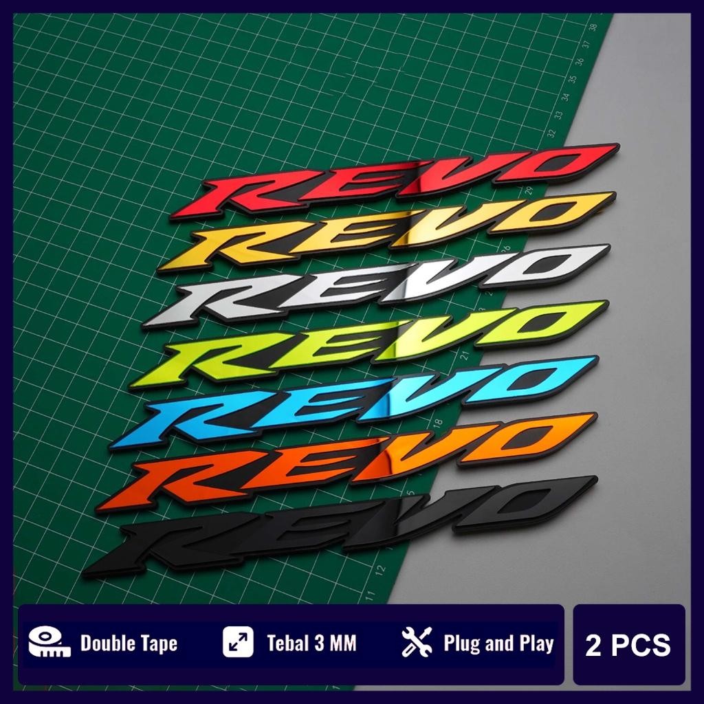 Jual EMBLEM REVO LOGO REVO FIT TIMBUL BUKAN STIKER REVO X STICKER 3D ...