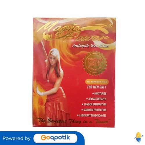 Jual Magic Power Merah Antiseptic Wet Tissue | Shopee Indonesia