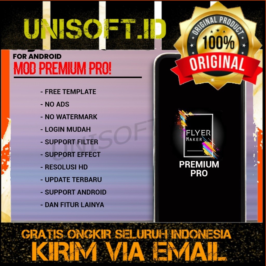 Jual Beli 1 Gratis 1 Aplikasi Flyer Maker Pro Premium Selamanya Khusus ...