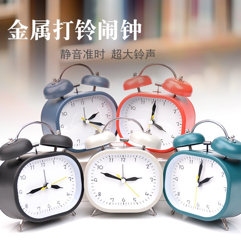 Jual JAM ALARM KLASIK BESI JAM WEKER KLASIK JAM ESTETIK ALARM CLOCK ...