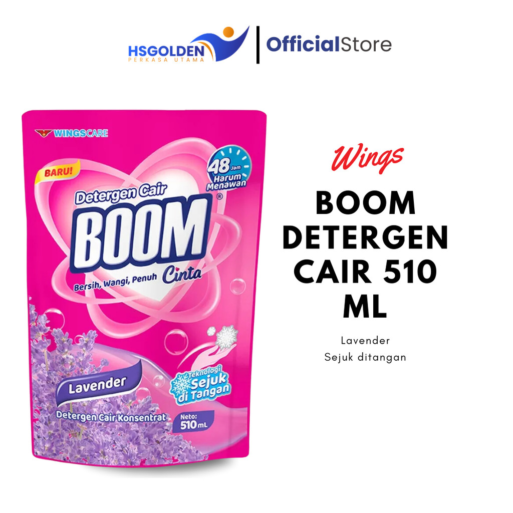 Jual Boom Cinta Detergen Cair Liquid 510 ml | Shopee Indonesia
