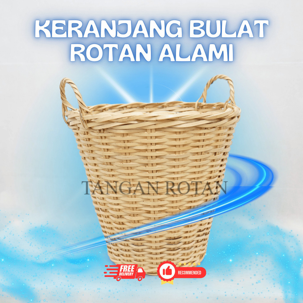 Jual Keranjang Multifungsi Rotan Alami Handmade – Penyimpanan Baju Natural yang Fungsional ...