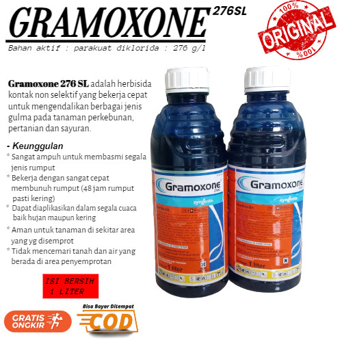 Jual Herbisida Sistemik Gramoxone 276SL 1L Atau Obat Multifungsi ...